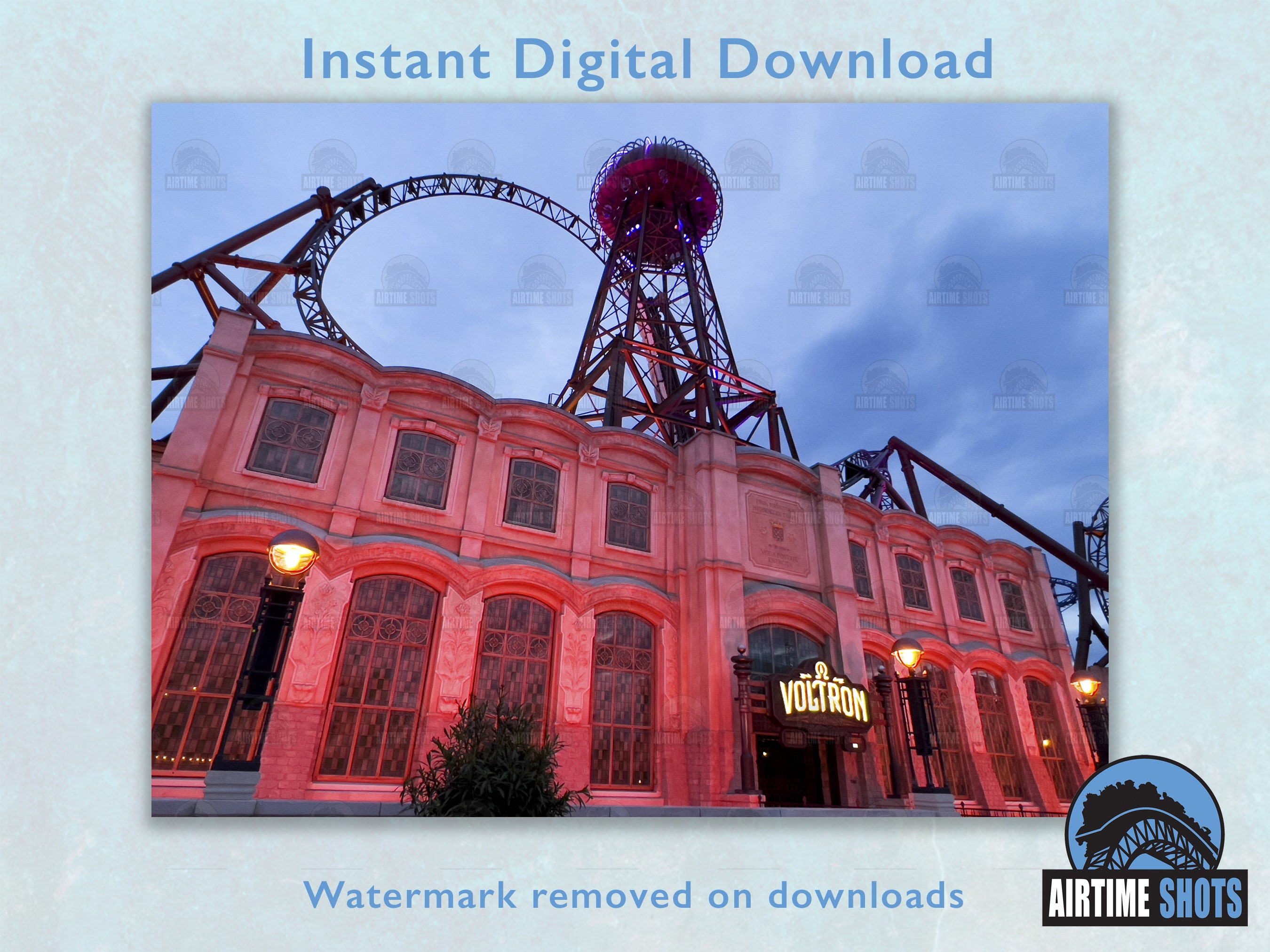 Voltron Nevera Instant Digital Download Europa Park Theme Park Print ...