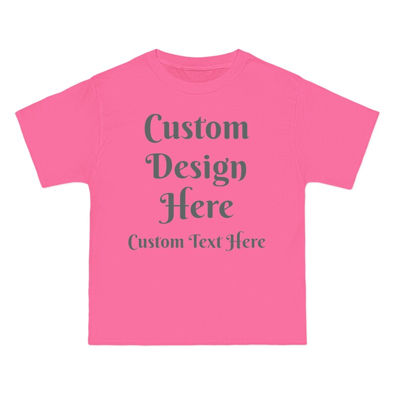 Personalized Design and Personalized Text T-shirt, Fully Customizable T ...