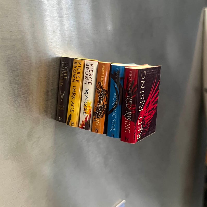 Red Rising (complete Series) - Mini Book Magnets (6 Book Bundle) - Etsy