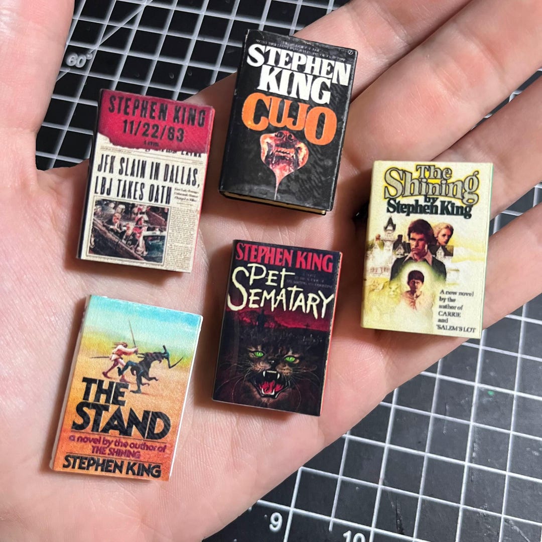 Stephen King Mini Book Magnets (5 Book Bundle) - Etsy