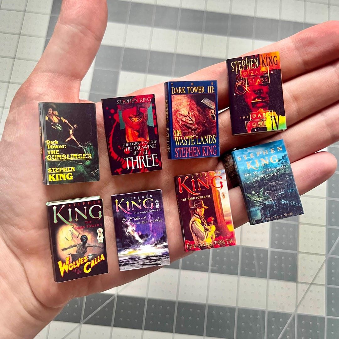 Stephen King's Dark Tower Series - Mini Book Magnets (8 Book Bundle) - Etsy