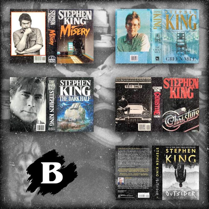 Stephen King Mini Book Magnets (5 Book Bundles) - Etsy