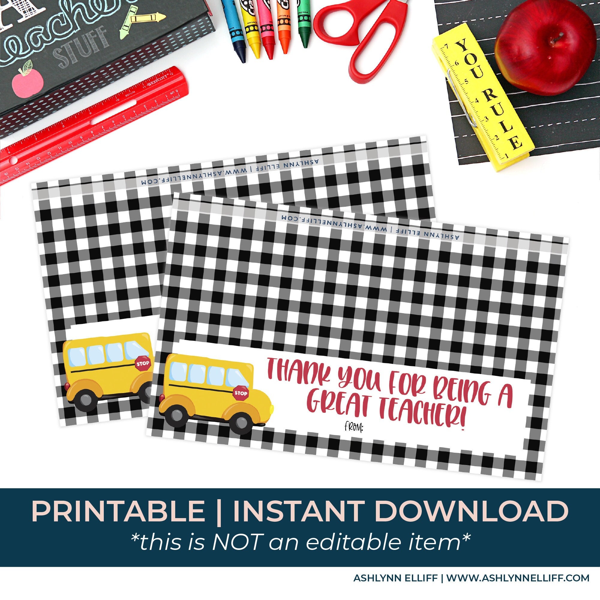 Printable Teacher Appreciation Goodie Bag Toppers Teacher Treats Goodie ...