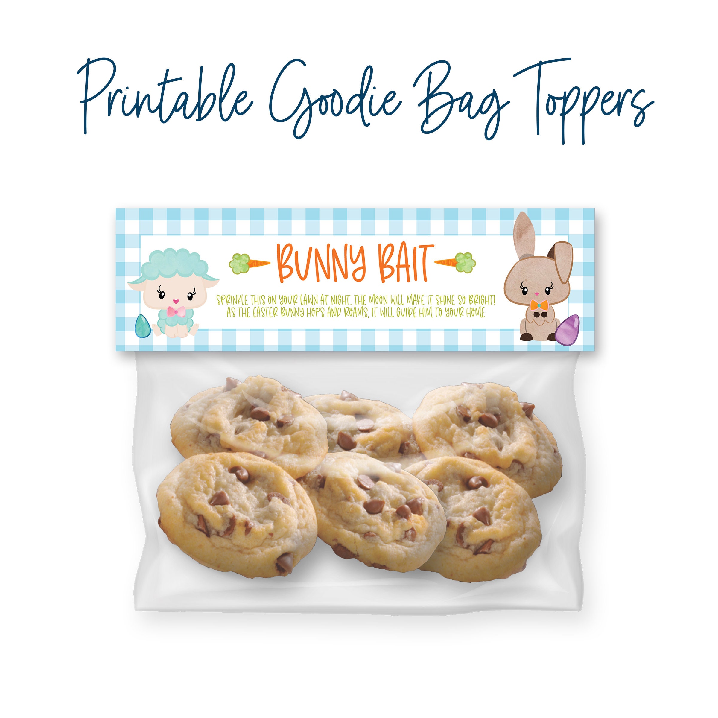 Printable Easter Treat Goodie Bag Toppers | Easter Treats | Goodie Bag ...