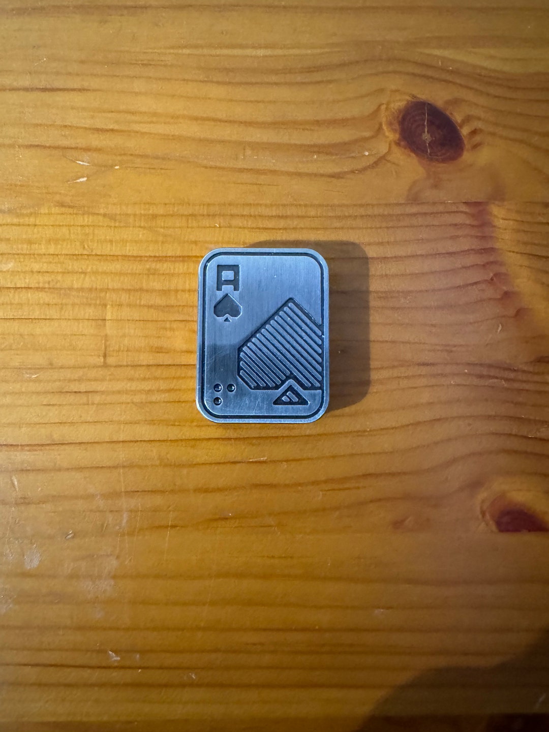 Magnetic Metal Fidget Toy - Ace of Spades - Etsy UK