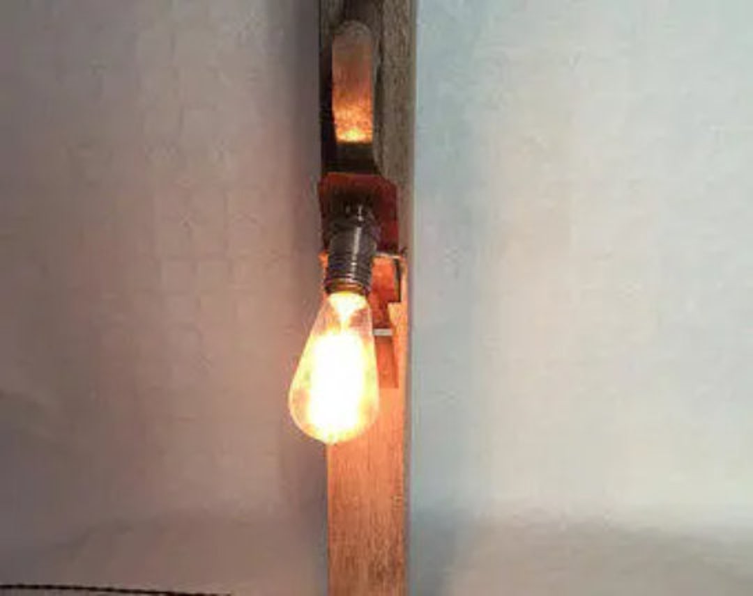 Wood Planer Wall Light - Etsy