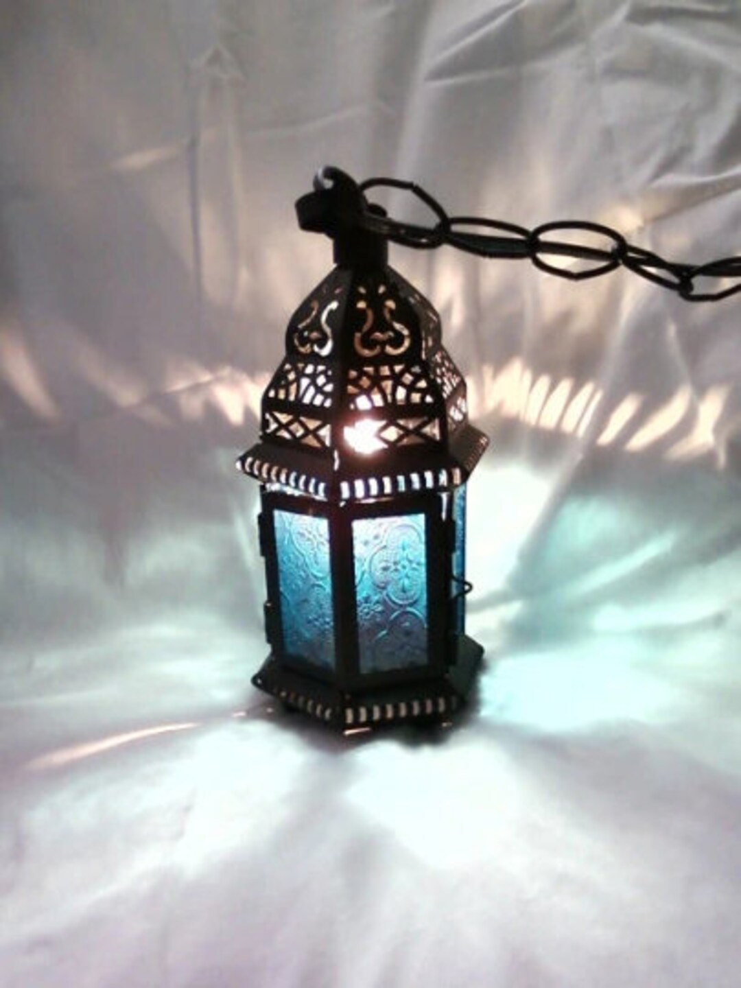 Blue Moroccan Lantern - Etsy