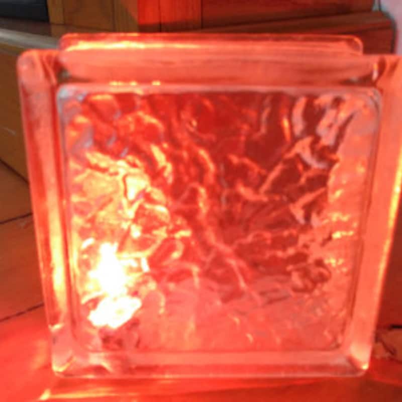 Glass Block Lamp - Etsy