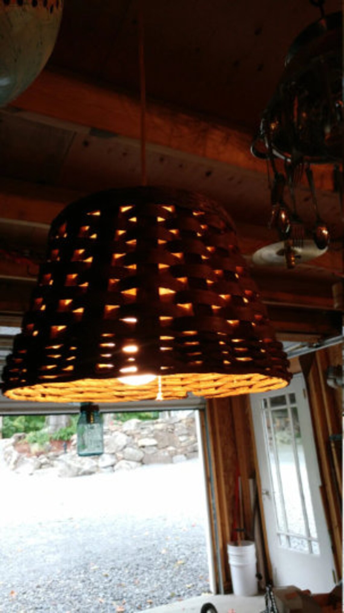 Basket Hanging Light - Etsy