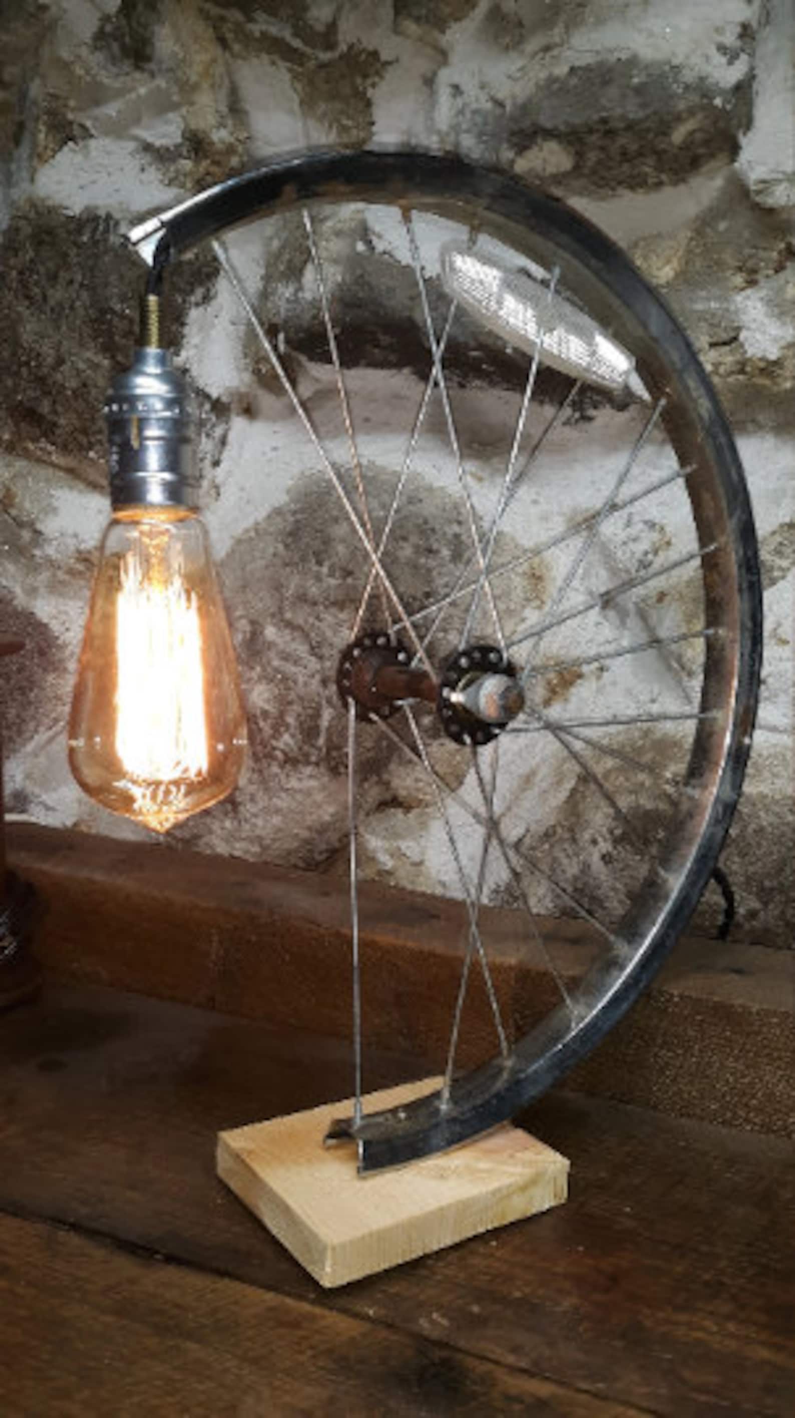 Bike Rim Lamp Light Fixture - Etsy