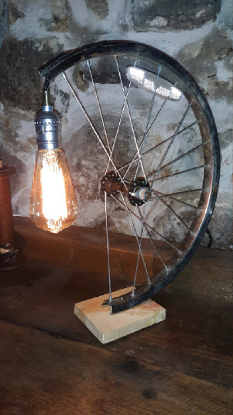 Bike Rim Lamp Light Fixture - Etsy