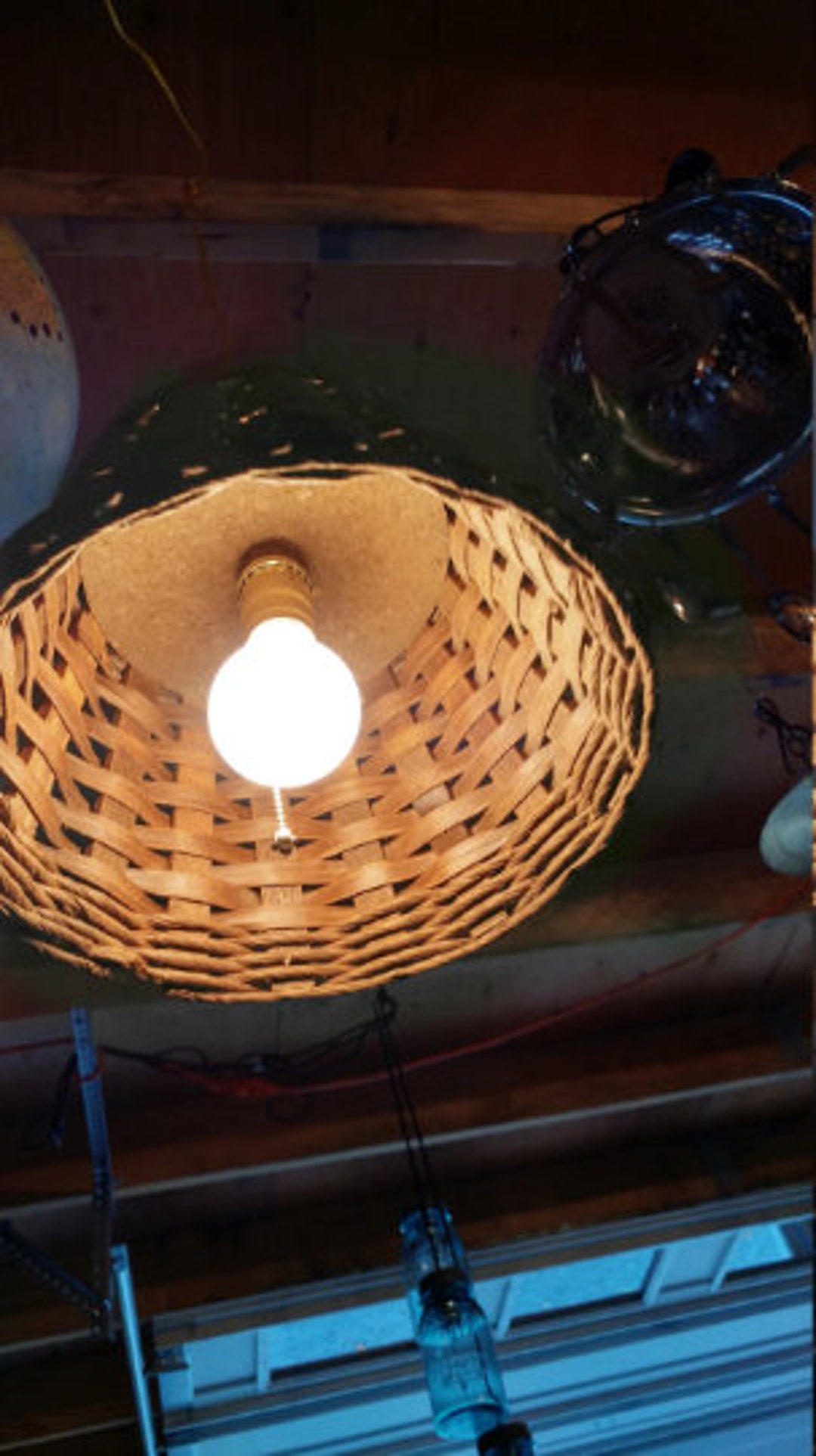 Basket Hanging Light - Etsy