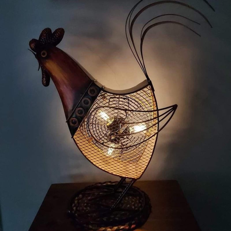 Rooster Lamp - Etsy