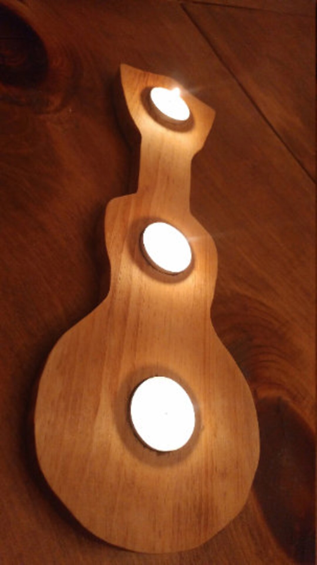 Guitar Candle Holder - Etsy