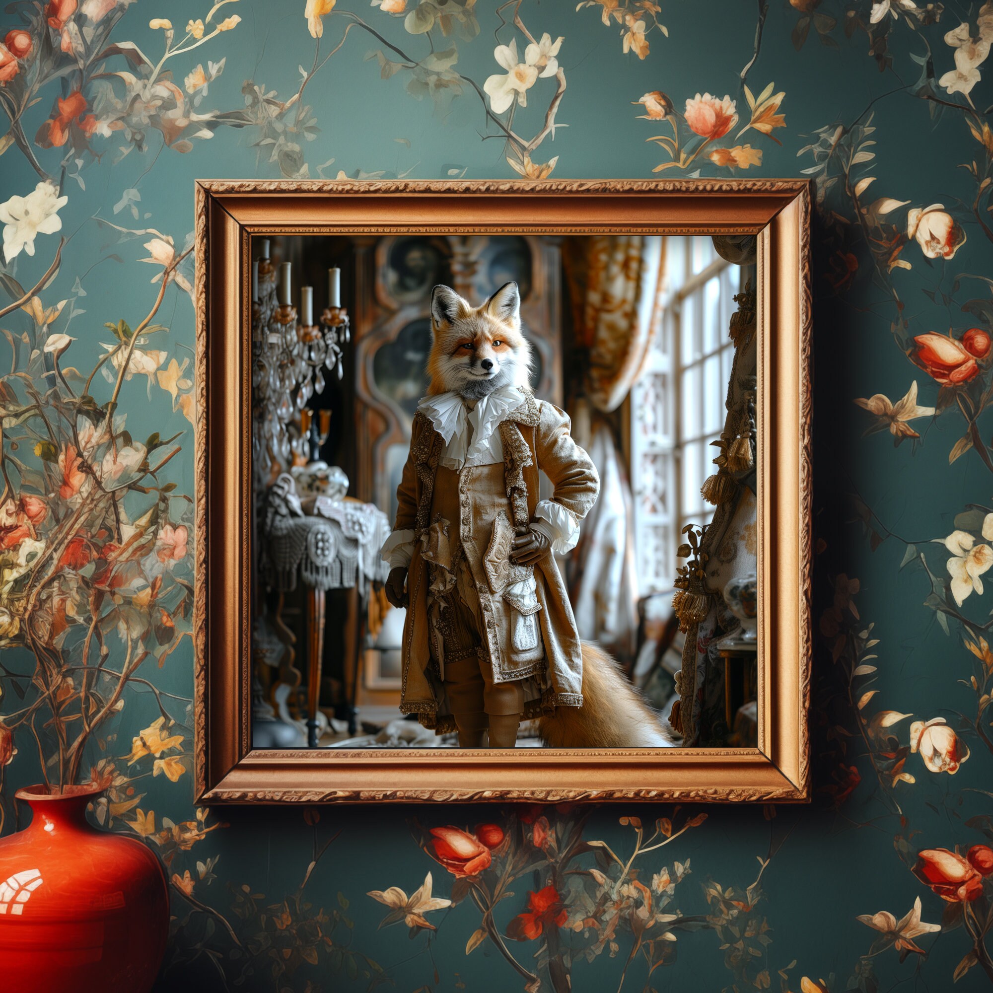 Mr Foxy Fox Instant Download Antique Vintage Clothing Victorian Boho ...