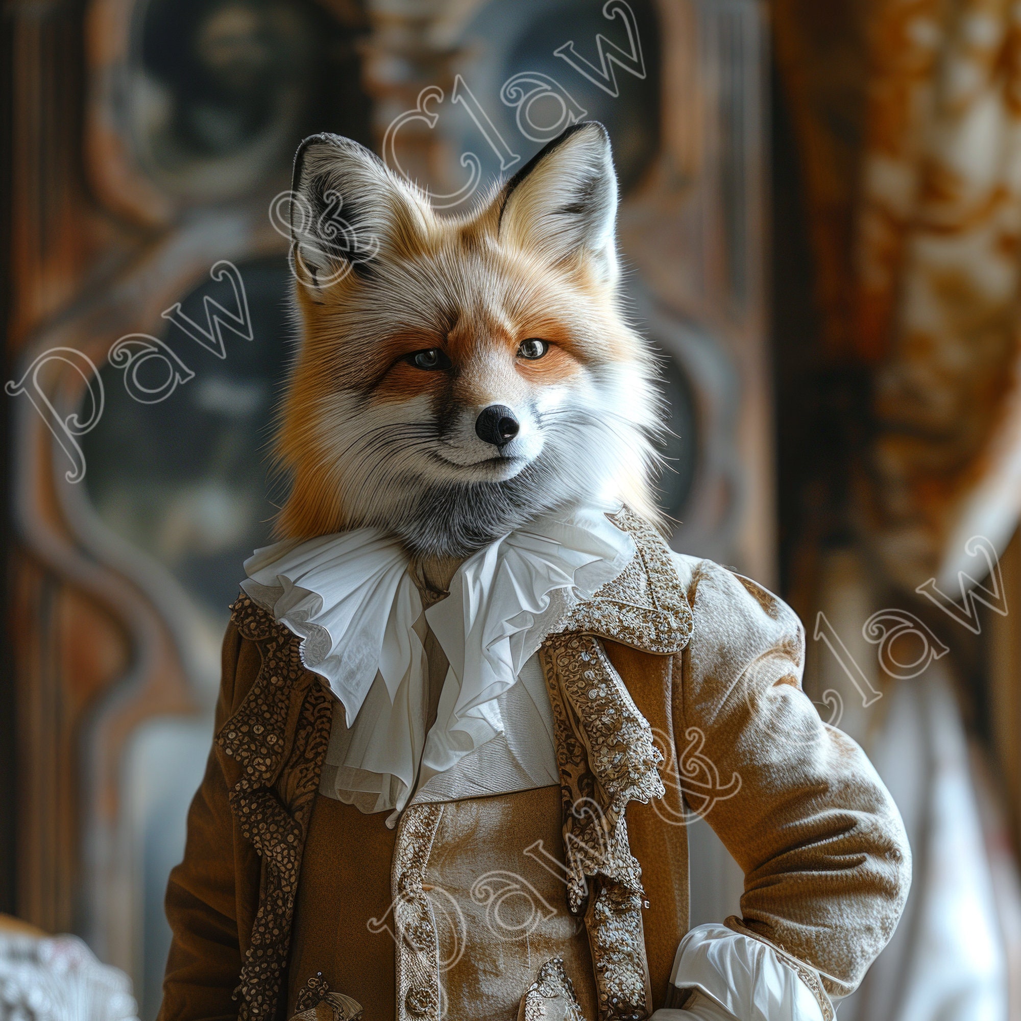 Mr Foxy Fox Instant Download Antique Vintage Clothing Victorian Boho ...