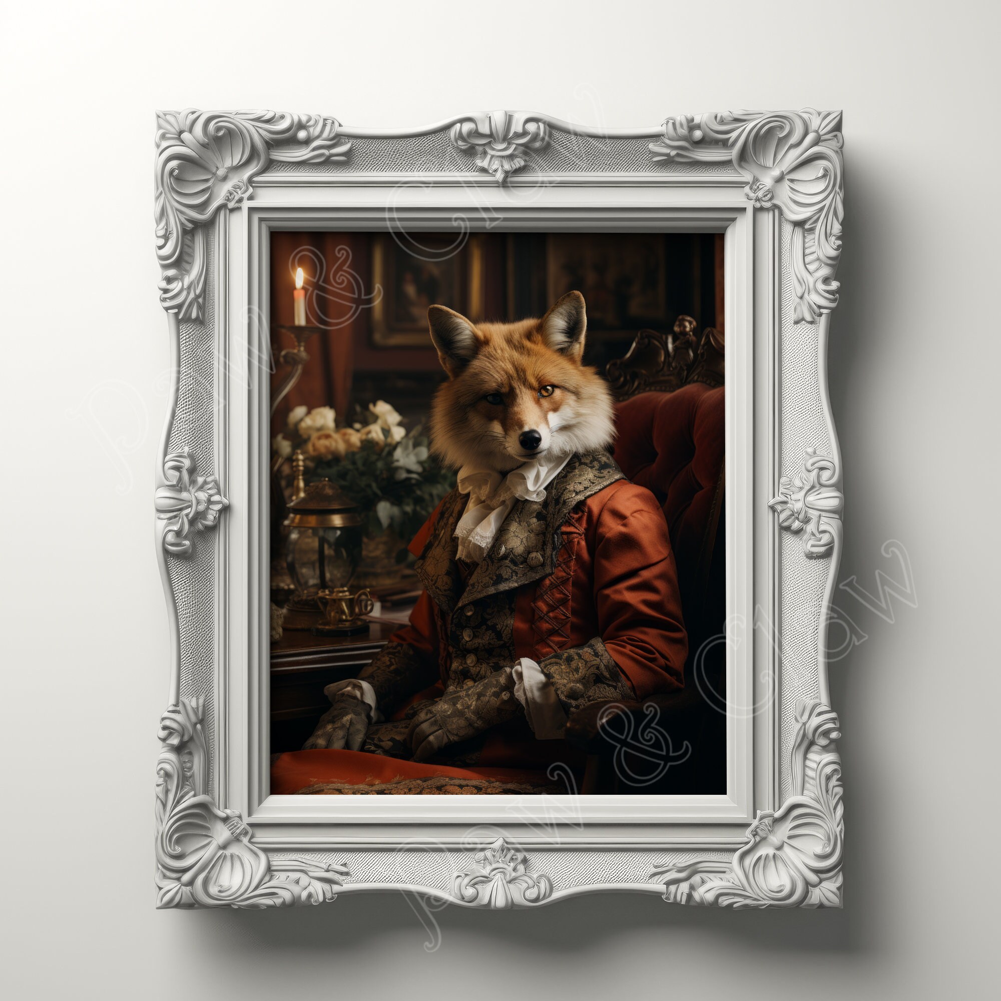 The Gentleman Fox. Digital Download, Antique Vintage Victorian Clothing ...