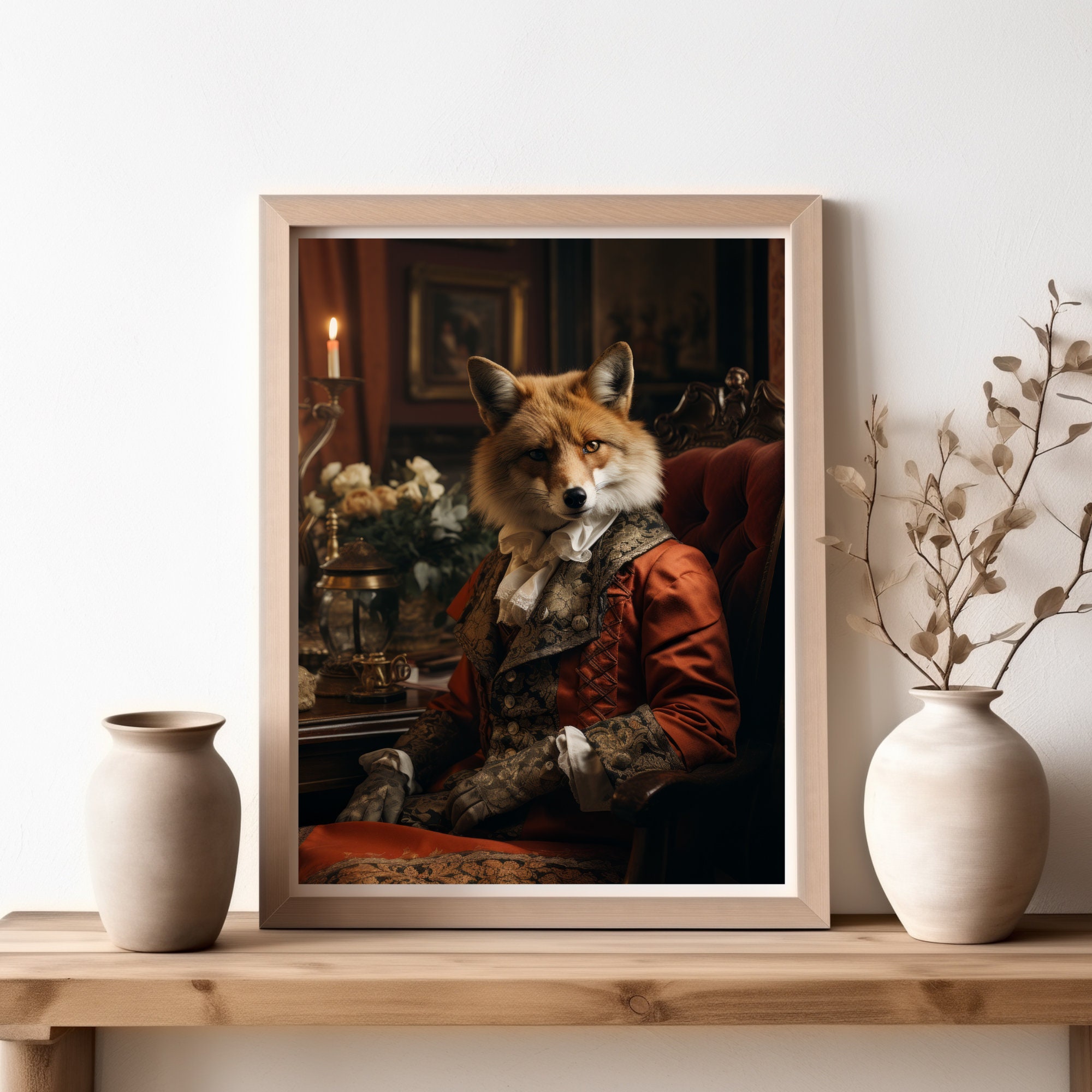 The Gentleman Fox. Digital Download, Antique Vintage Victorian Clothing ...
