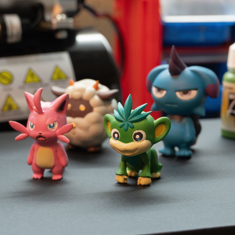 Palworld Hand Painted Figure/ Lamball - Etsy