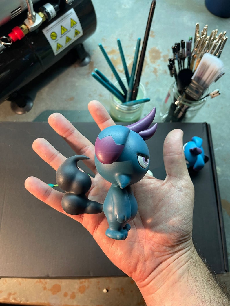 Palworld Figure / Cattiva / Hand Painted - Etsy