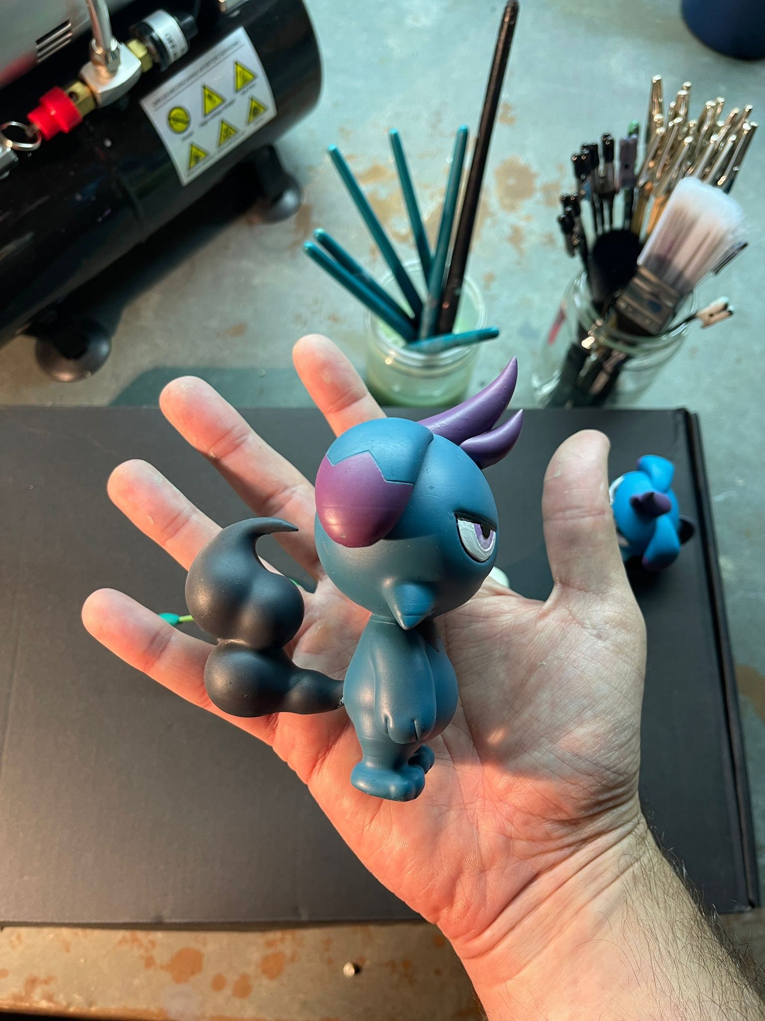 Palworld Figure Hand Painted / Depresso - Etsy