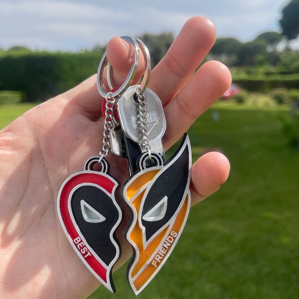 Deadpool and Wolverine Keychain - Etsy