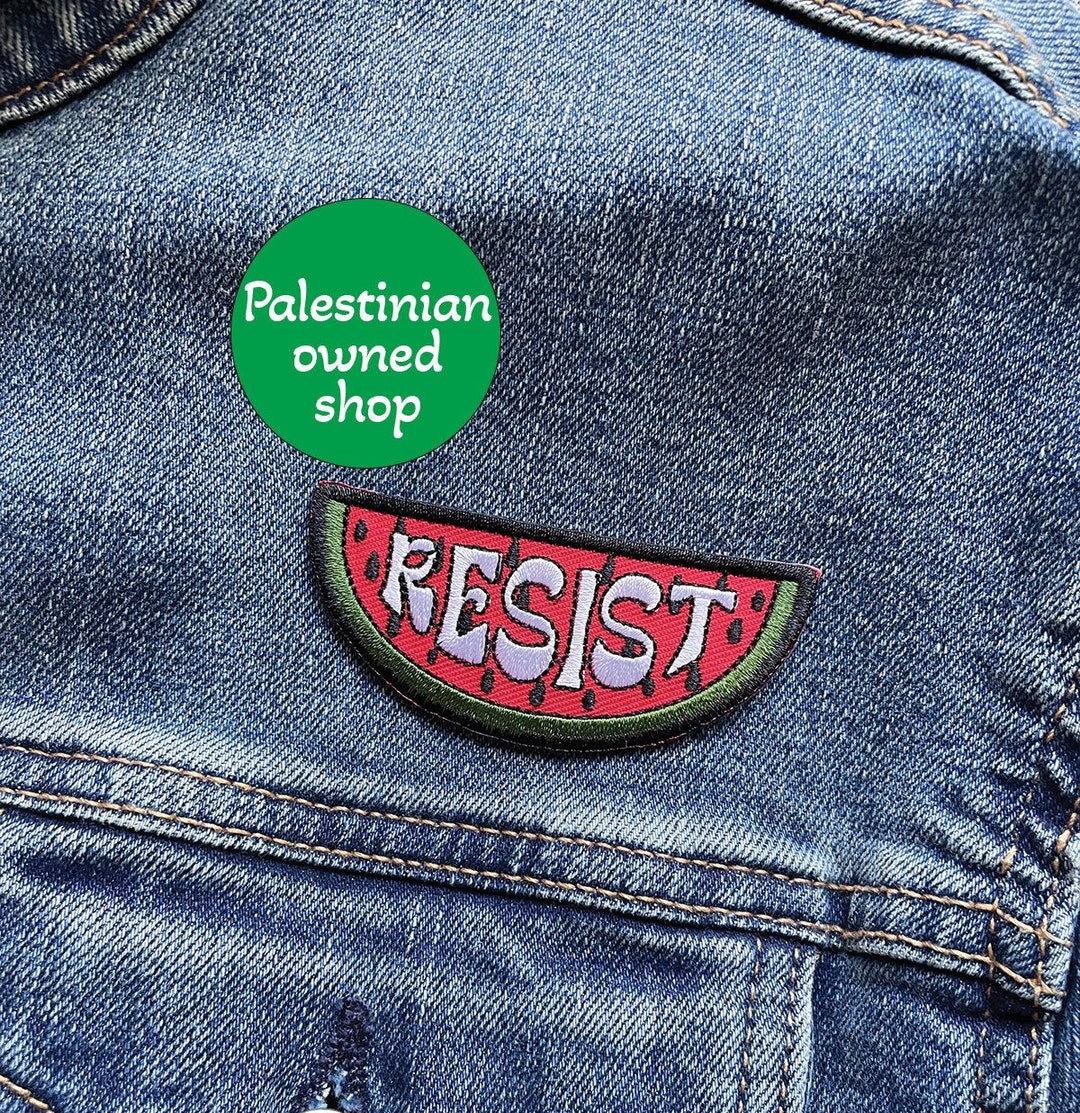 Palestine Patch Watermelon Resist Iron on Patch for Jackets and Pants Free Palestine Watermelon ...