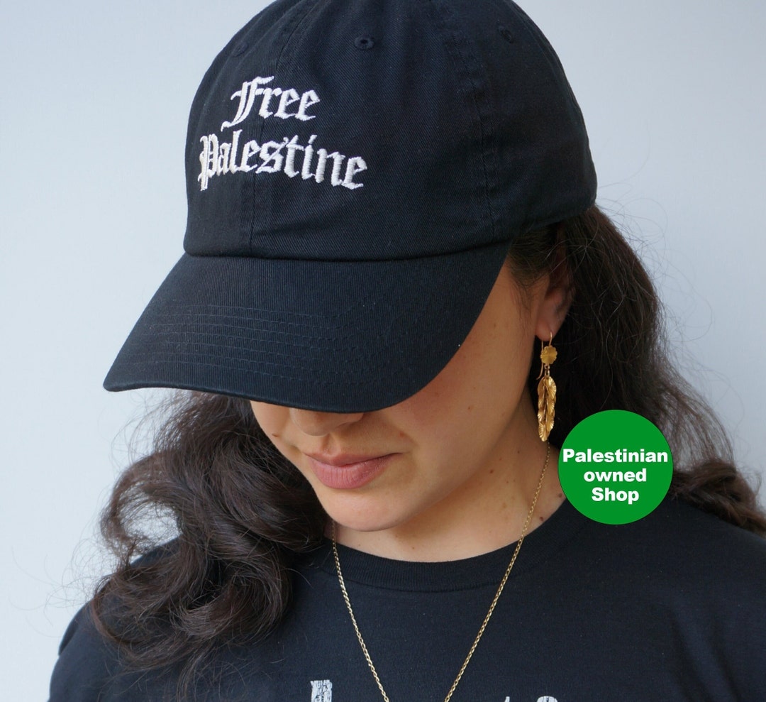 Free Palestine Baseball Cap Palestine Hat Black Cotton Baseball Cap ...