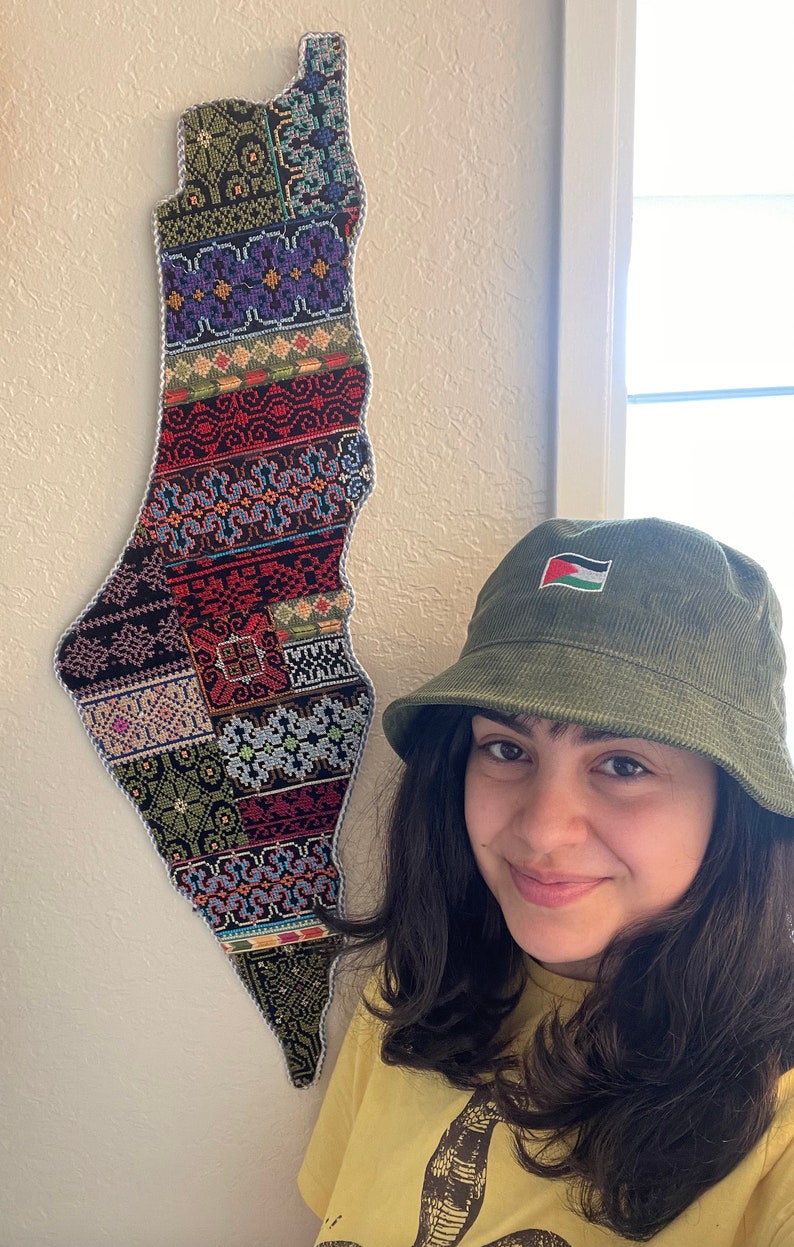 Palestine Flag Bucket Hat Free Palestine Hat Palestinian Embroidery ...