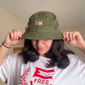Palestine Flag Bucket Hat Free Palestine Hat Palestinian Embroidery ...