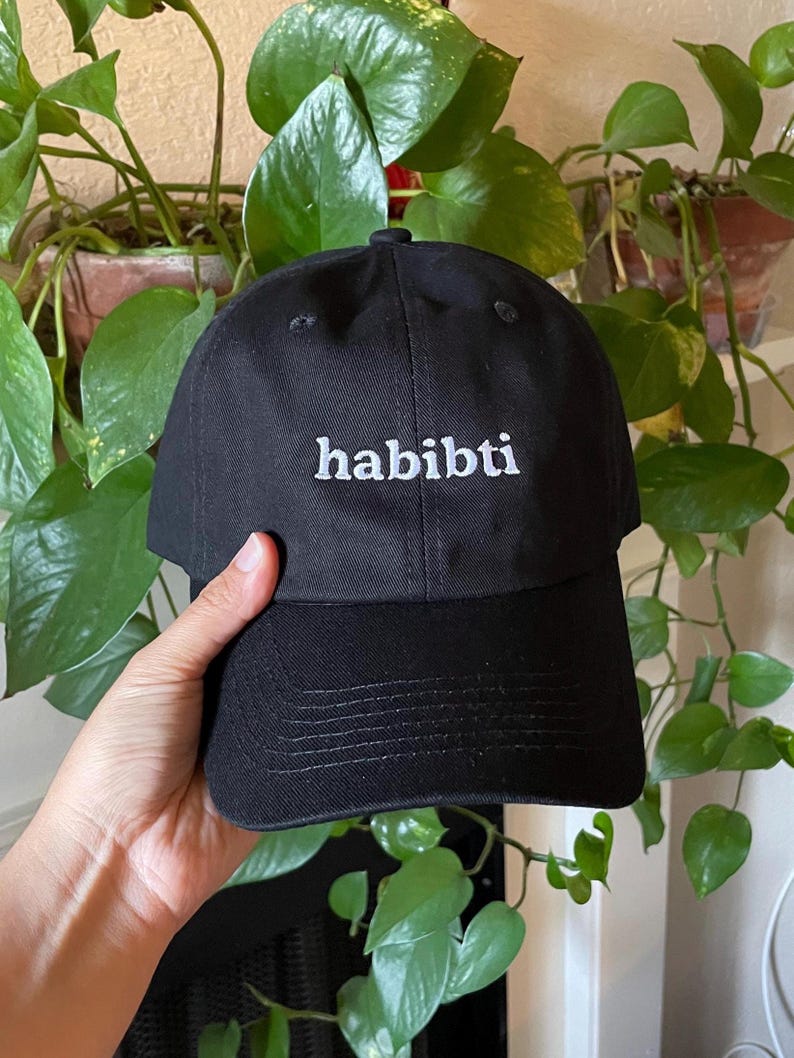 Habibi Baseball Cap Habibti Hat for Men and Women Arabic Cap Arab ...