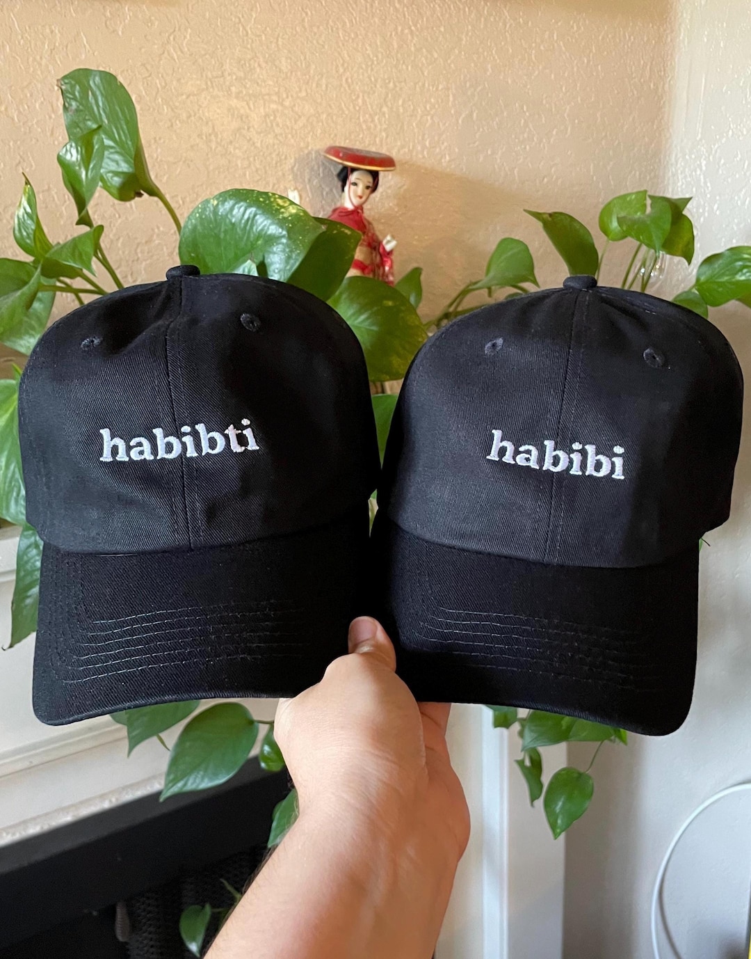 Habibi Baseball Cap Habibti Hat for Men and Women Arabic Cap Arab ...