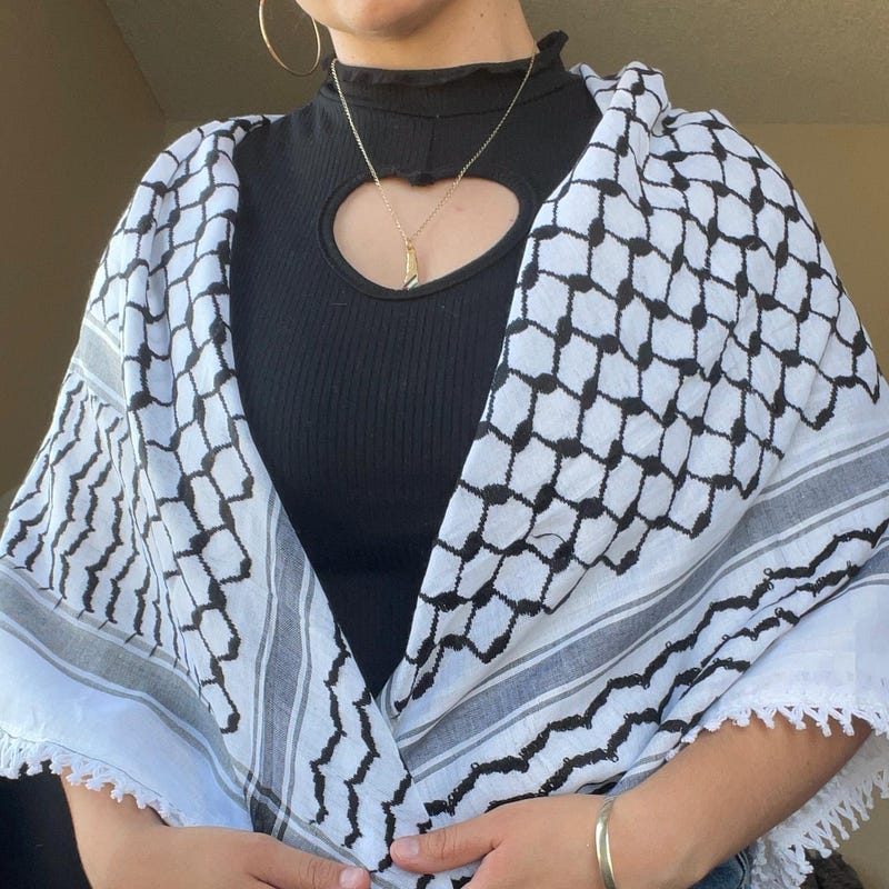 Keffiyeh Scarf Woven - Etsy