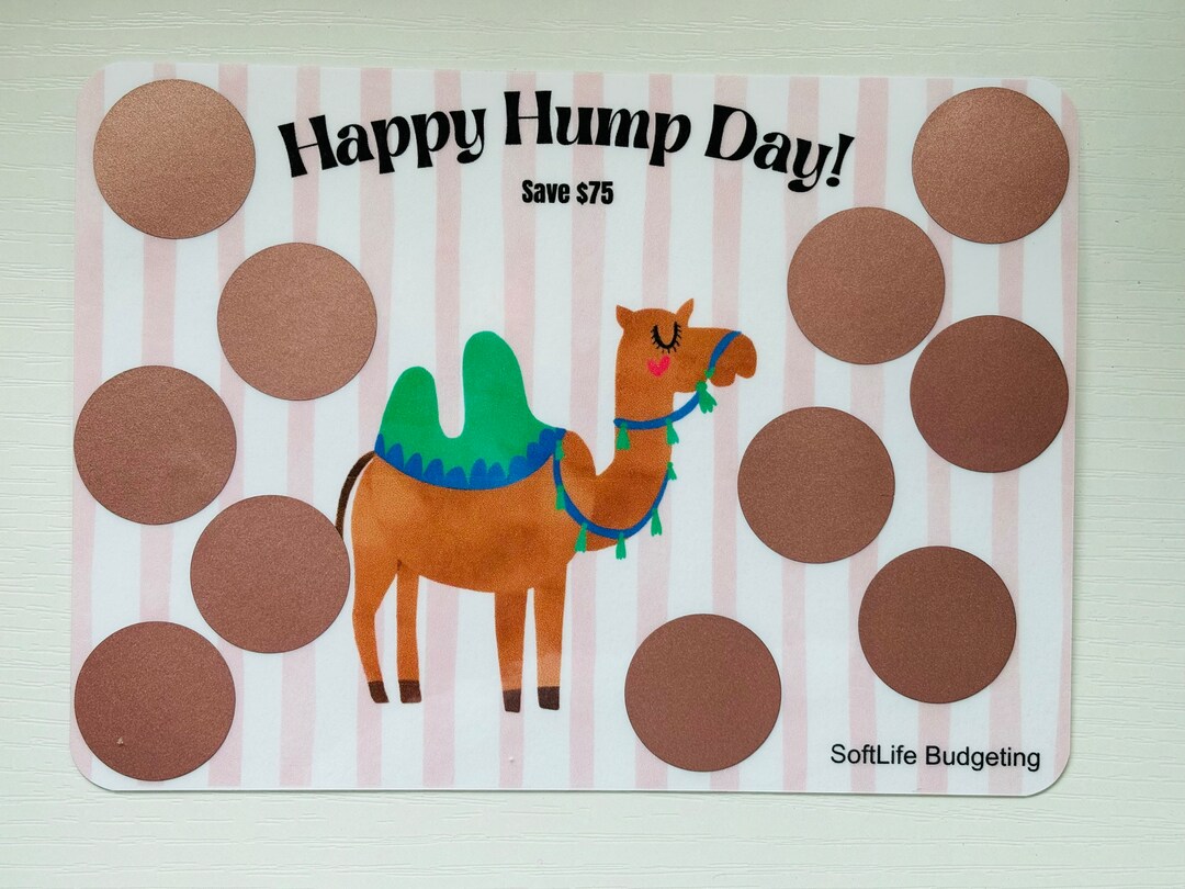 Happy Hump Day Savings Challenge Save 75 - Etsy