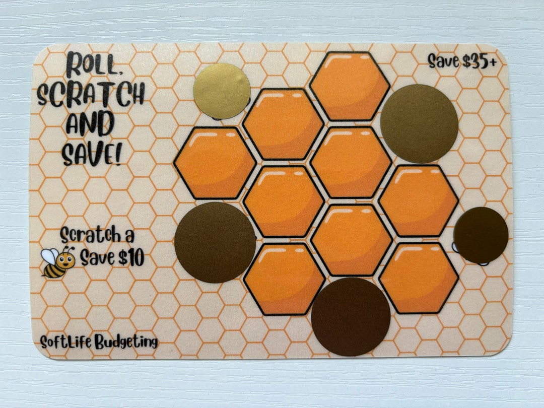 Honeycomb Roll, Scratch and Save Challenge | Save 35+ - Etsy