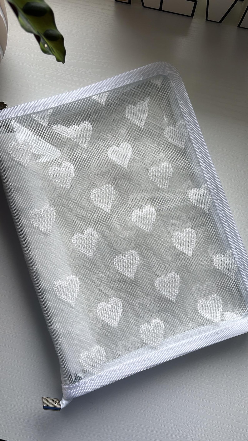 A5 Heart Lace Binder | Cash Binder - Etsy