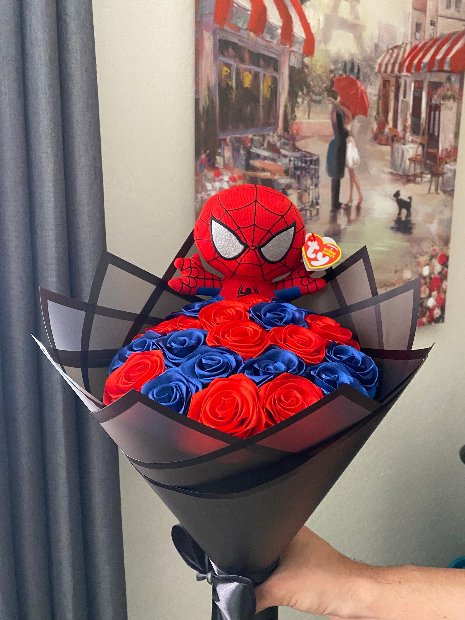 Ribbon Rose Bouquet, Eternal Bouquet, Ramo Buchon, Forever Flower ...