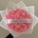 Eternal Bouquet, Ramo Buchon, Forever Flowers, Ribbon Rose Bouquet ...