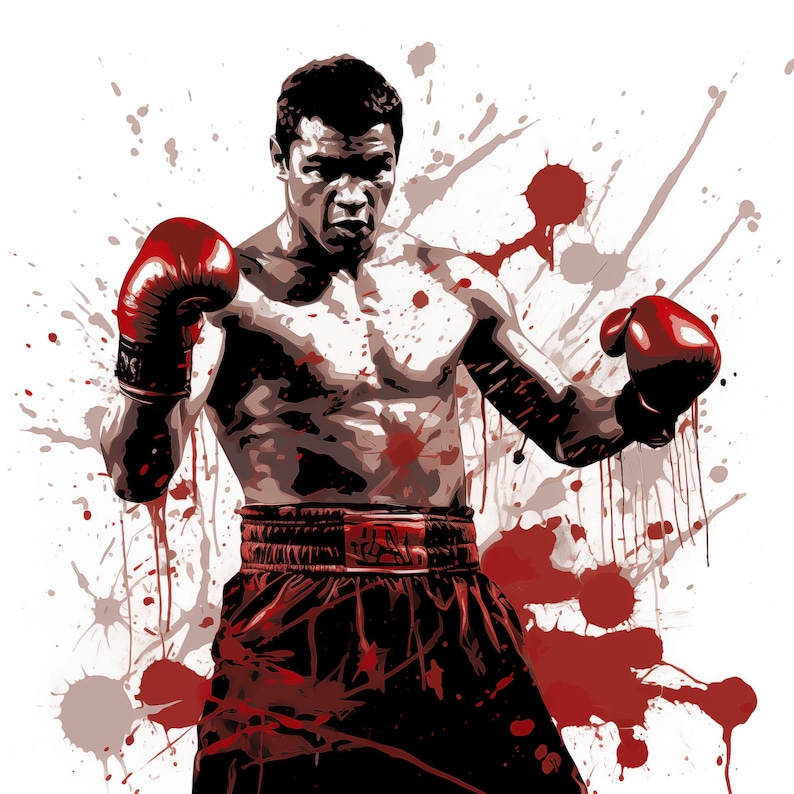 Boxing Clipart, Gym Clipart, Muhammad Ali Clipart, Sports Clipart, Gym ...