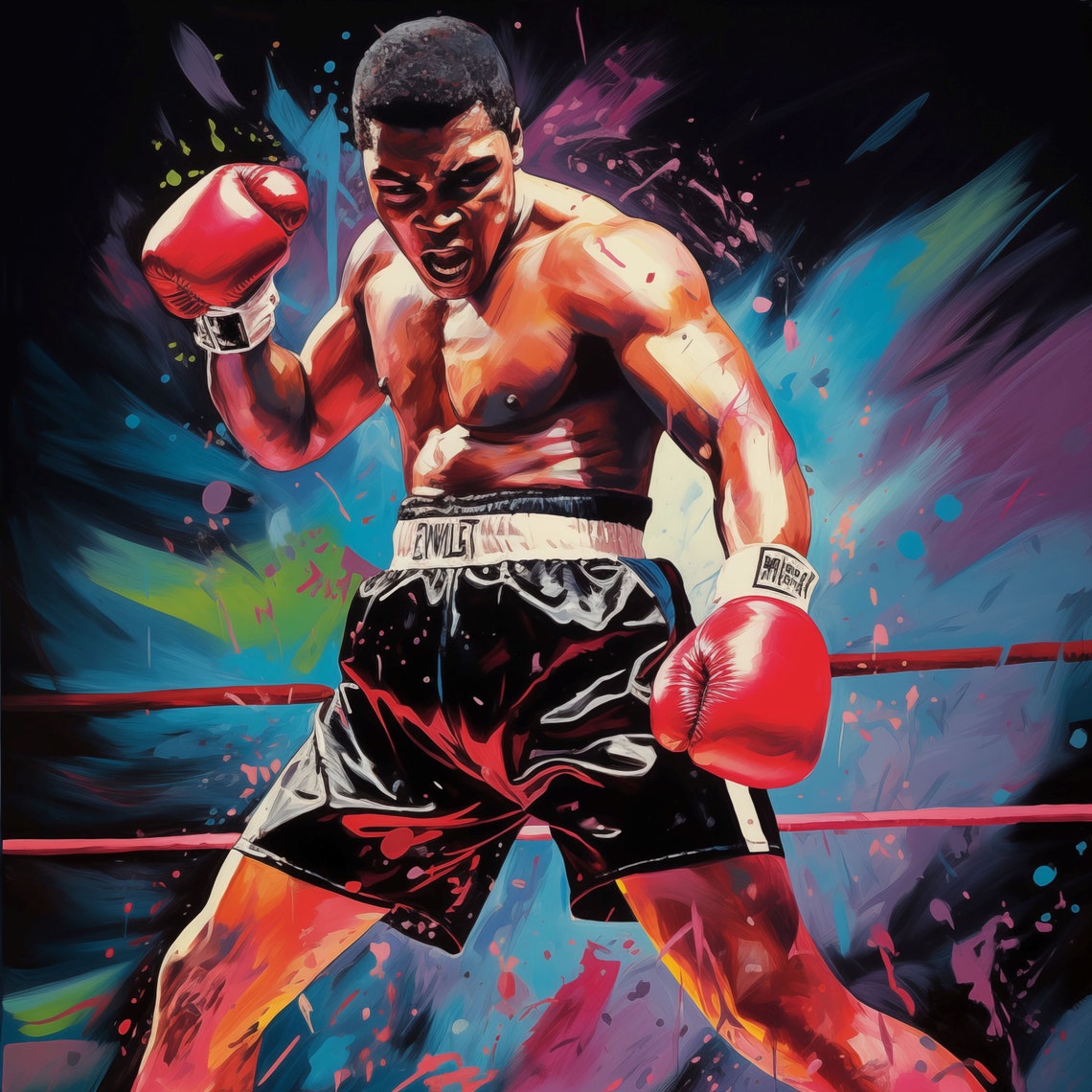 Boxing Clipart, Gym Clipart, Muhammad Ali Clipart, Sports Clipart, Gym ...