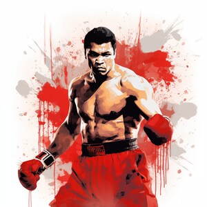 Boxing Clipart, Gym Clipart, Muhammad Ali Clipart, Sports Clipart, Gym ...
