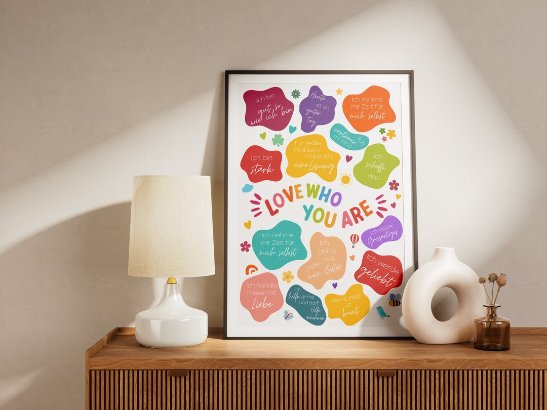 Poster, Affirmation, Mental Health, Self-love, Positive, Home, Thoughts ...