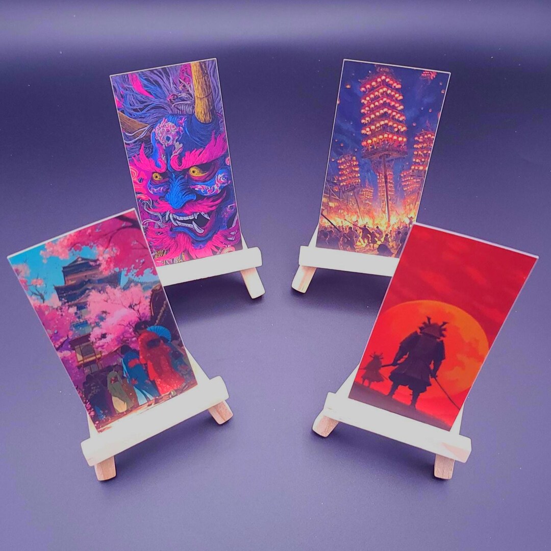 Holographic Edo Japan Sticker Set: High Art Japanese Decals - Etsy