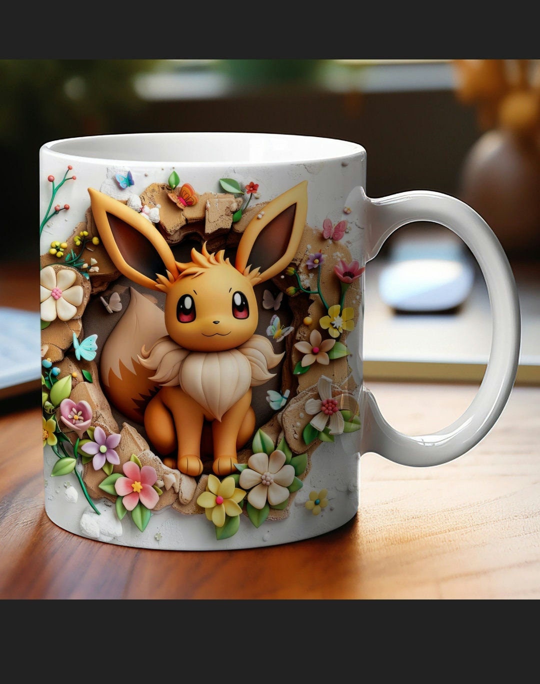 3-D Effect Designed Evy Pokémon Sublimination Mug - Etsy