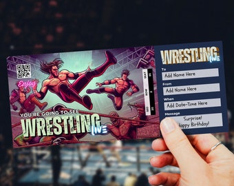 wwe ticket template