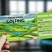 Golf Lessons, Golf Voucher, Golf Trip, Golf Gift Card, Printable Ticket ...