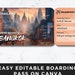 Istanbul Plane Ticket Template, Boarding Pass Ticket Template, Flight ...