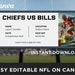 Nfl Ticket Template, Event Ticket, Football Game Ticket, Sports Event ...