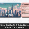 Nashville Boarding Pass, Trip Surprise, Plane Ticket Template, Boarding ...