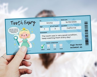 Tooth Fairy Certificate, Printable Tooth Fairy Letter, Tooth Fairy ...